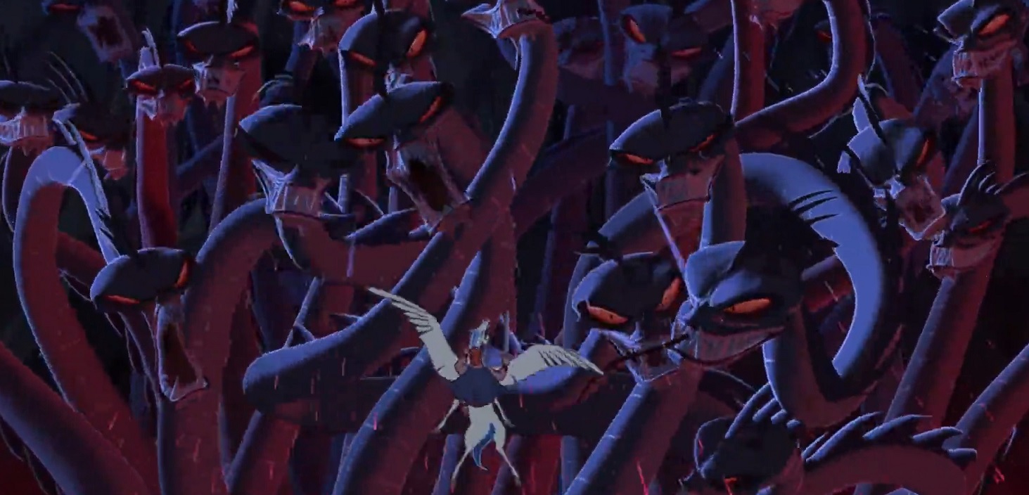 Matar a la Hidra de Lerna - Segundo trabajo de Hércules - Mitología de ...