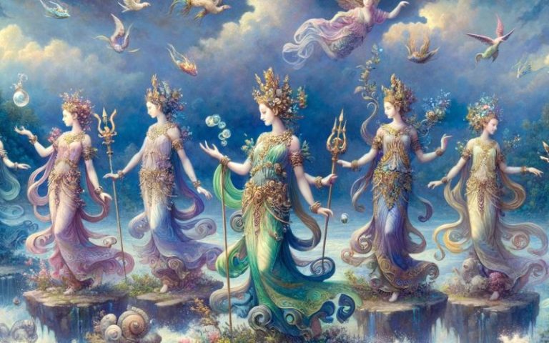 Oceánides: Ninfas de los ríos, estanques, lagos y fuentes - Mitología ...